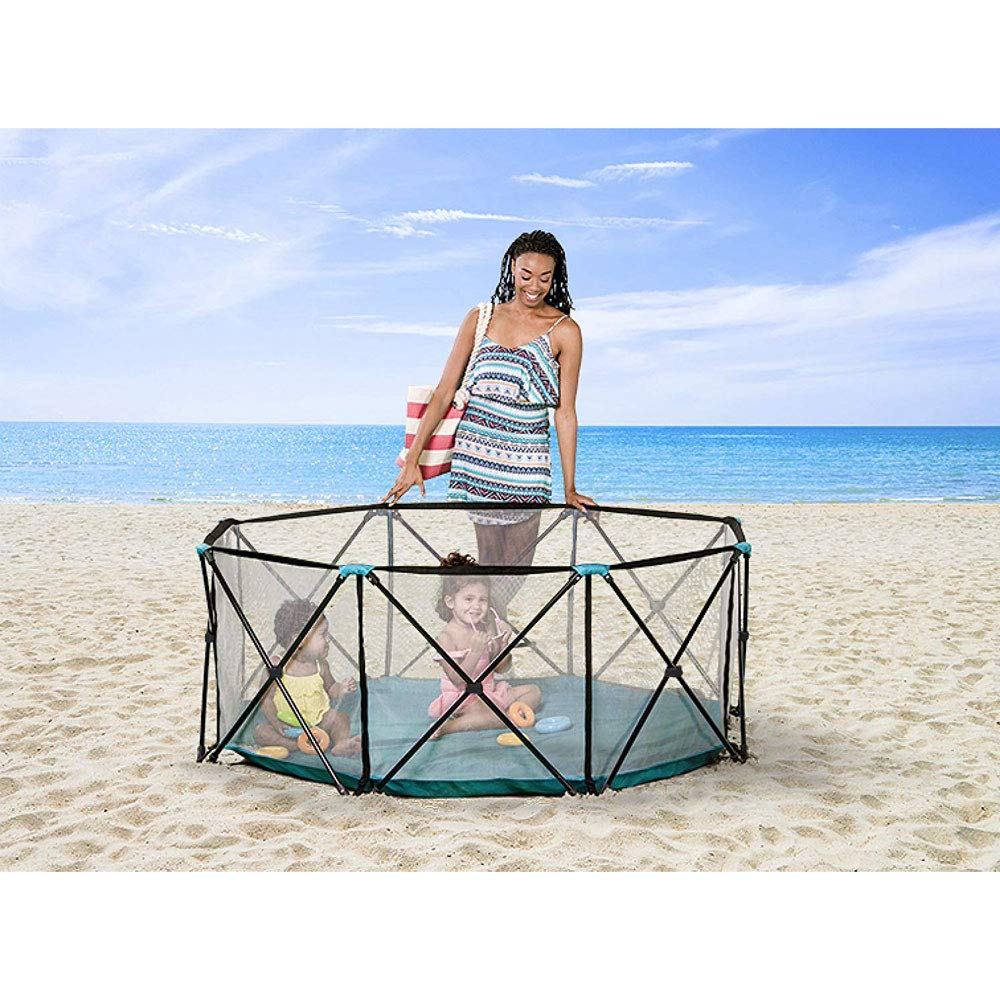 Corral portátil extra grande 157 × 66 cm (8 paneles). Regalo My Play D ...
