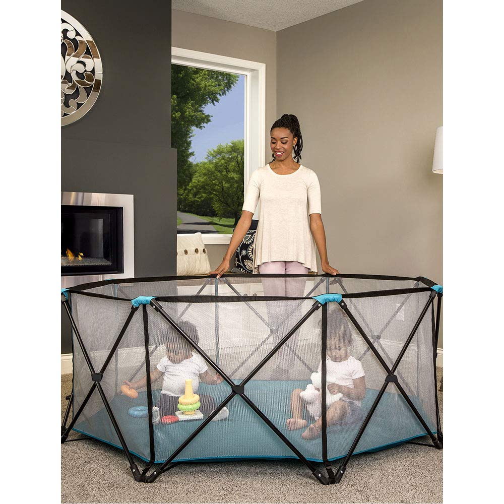 Corral portátil extra grande 157 × 66 cm (8 paneles). Regalo My Play D ...